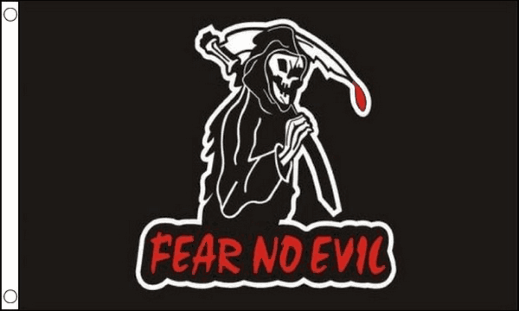 Fear No Evil Flag 5 x 3 FT