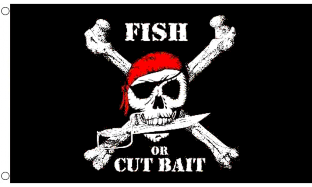 Pirate Fish Flag 5 x 3 FT