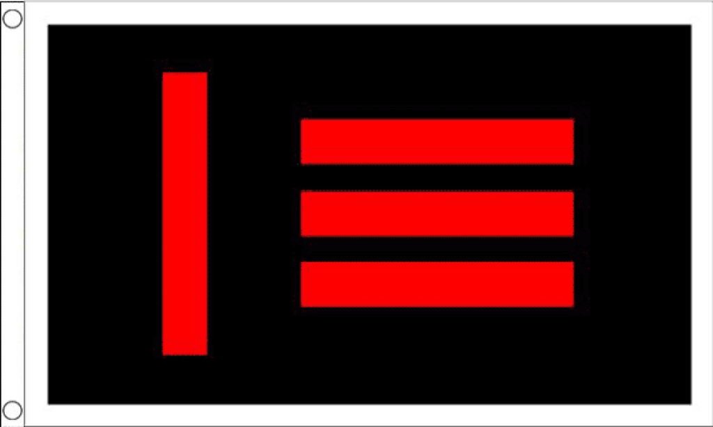 Master Slave Pride Flag 5 x 3 FT