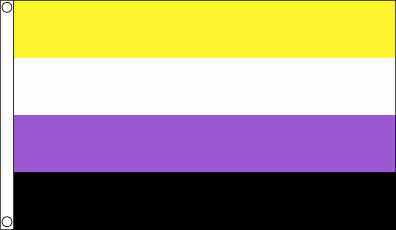 Non-Binary Small Flag 3 x 2 FT