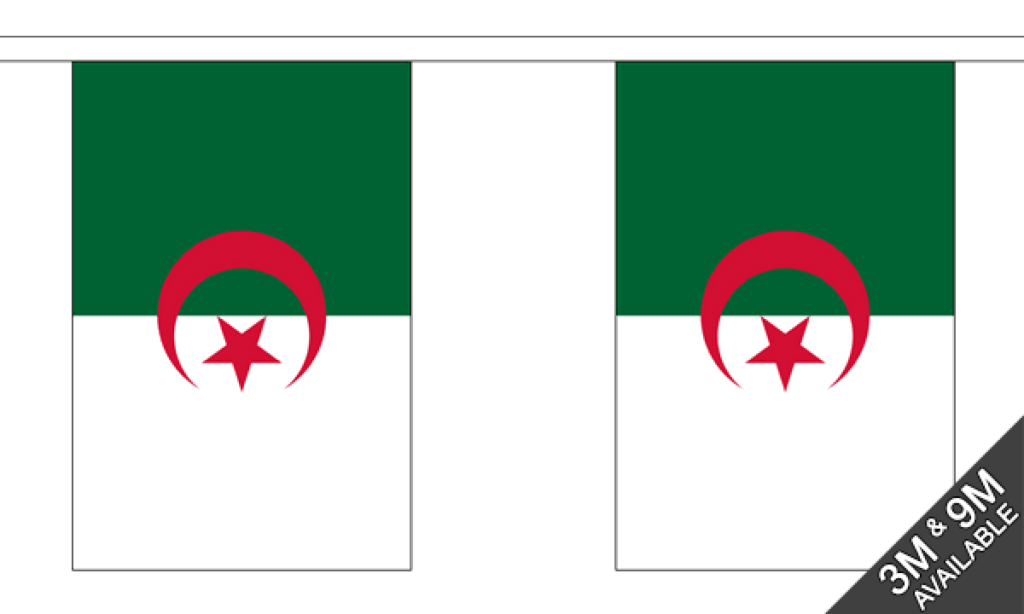 Algeria Small Bunting – Welcome to Flag Superstore