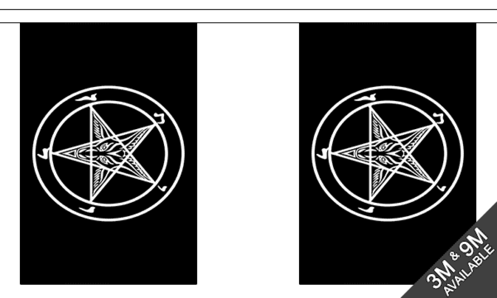 Baphomet Church of Satan Small Bunting – Welcome to Flag Superstore