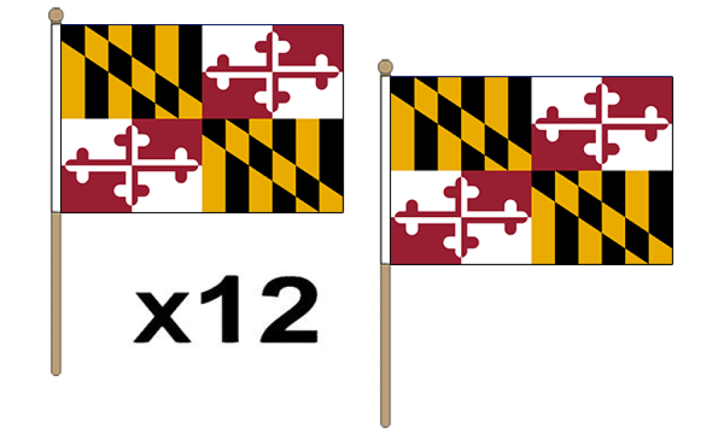 Maryland Hand Flags – Welcome to Flag Superstore
