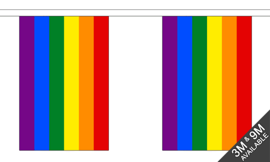 Rainbow (LGBT) Bunting – Welcome to Flag Superstore