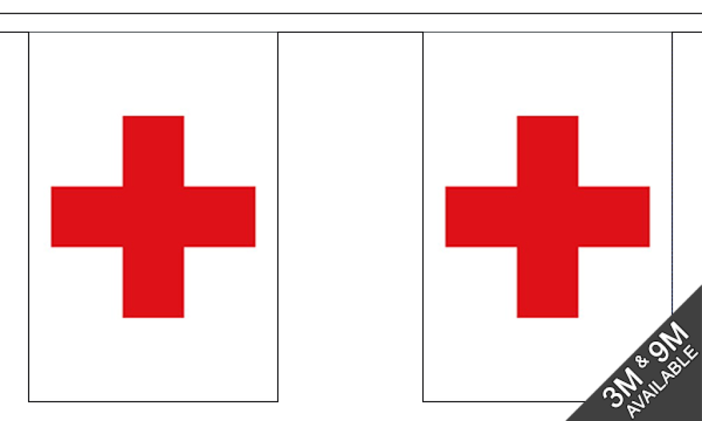 Red Cross Small Bunting – Welcome to Flag Superstore