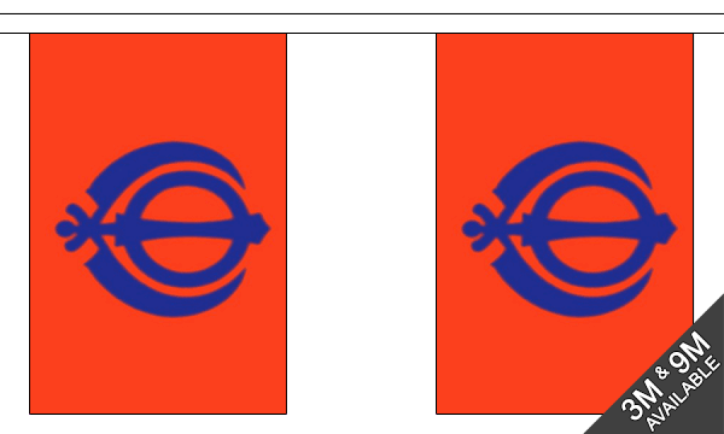Sikh Bunting – Welcome to Flag Superstore