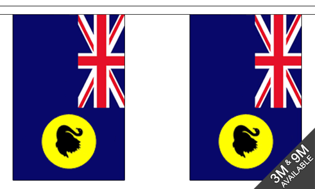 Western Australia Bunting – Welcome to Flag Superstore