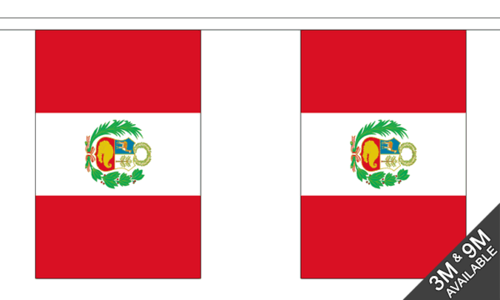 Peru Crest Bunting – Welcome to Flag Superstore