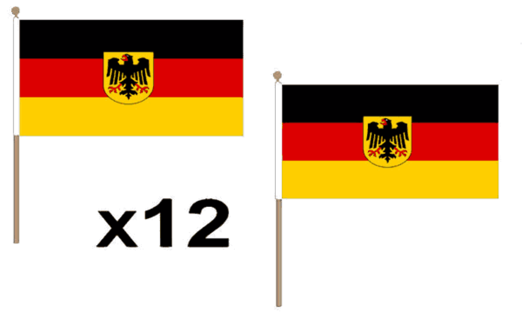 Germany Crest Large Hand Flags – Welcome to Flag Superstore
