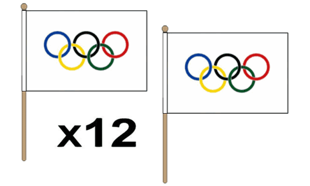 Olympic Large Hand Flags – Welcome to Flag Superstore