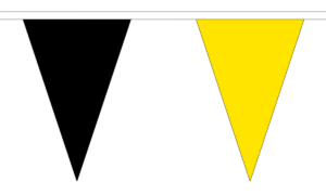 Black and Yellow Triangle Bunting – Welcome to Flag Superstore